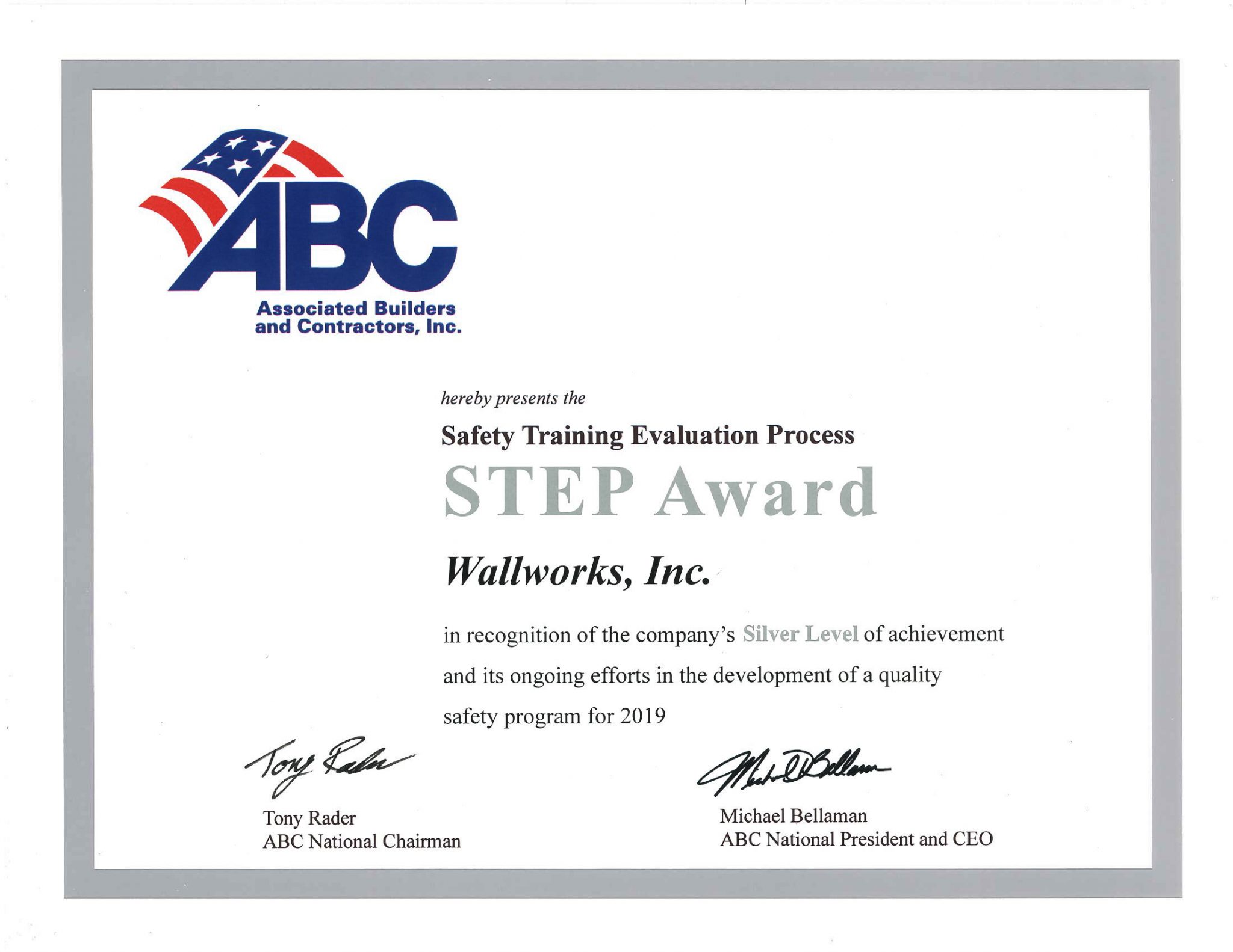 Step-Award-2019 | Wallworks Inc